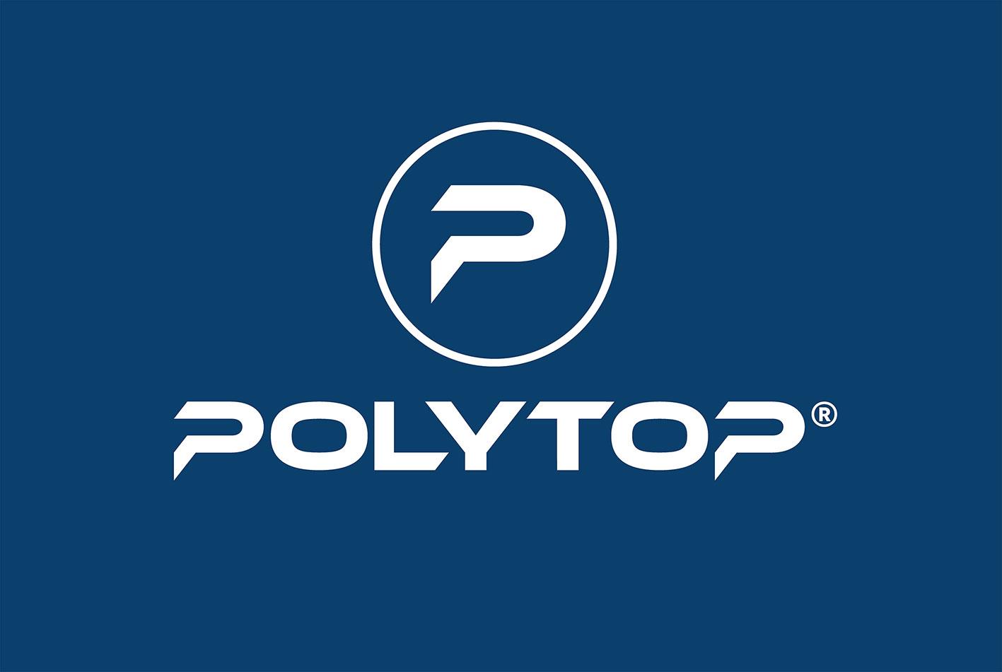 POLYTOP Werbebanner Motiv Logo 150 x 100 cm